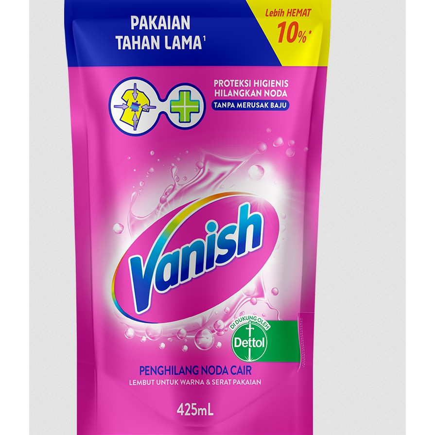 Jual Vanish Pink Cair Refill 425 ml | Shopee Indonesia