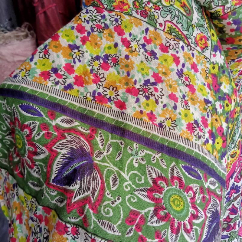 Jual Kain - Kain Katun Paris Motif Abstrak Import - Kain Katun Motif ...