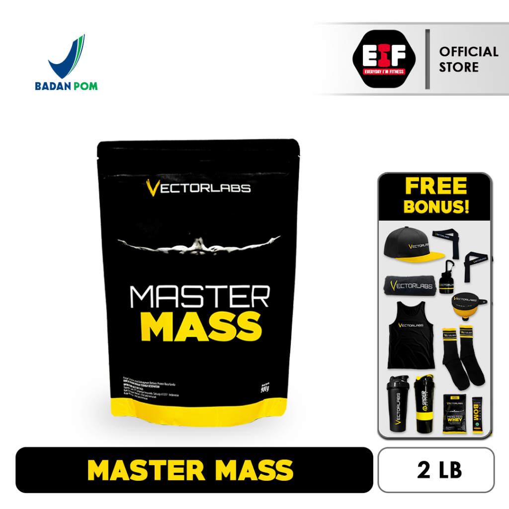 Jual VECTORLABS MASTER MASS 2 LB LBS SUSU FITNESS FITNES WHEY PROTEIN ...