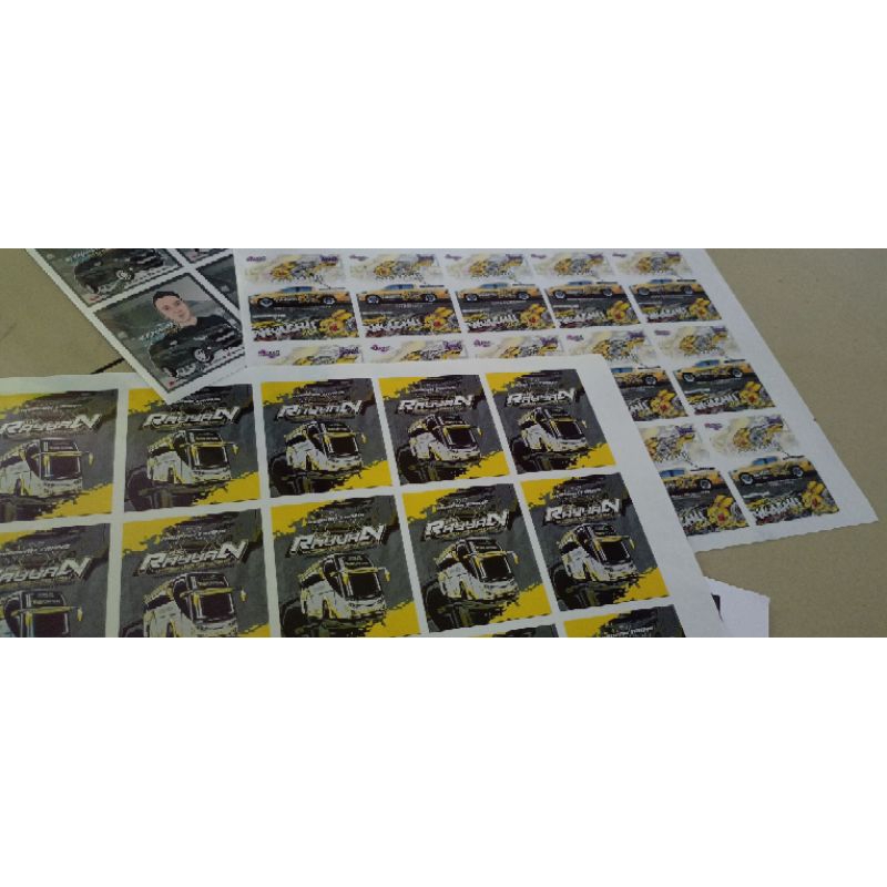 Jual STICKER BUS TELOLET BAHAN VINYL GLOSSY A4 | Shopee Indonesia