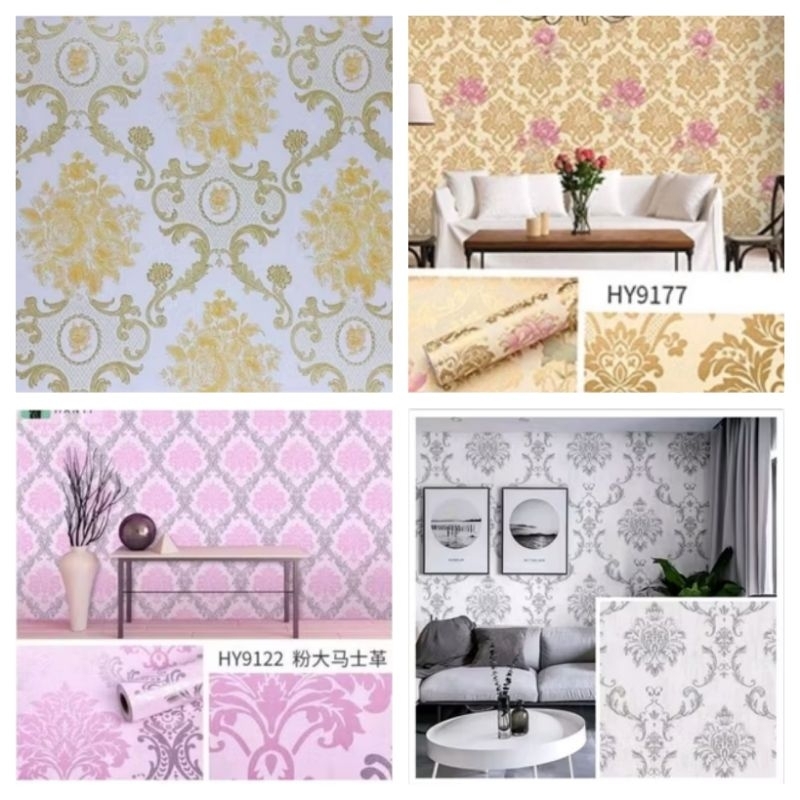 Jual Wallpaper Dinding Batik Wallpaper Dinding Motif Batik Wallpaper ...