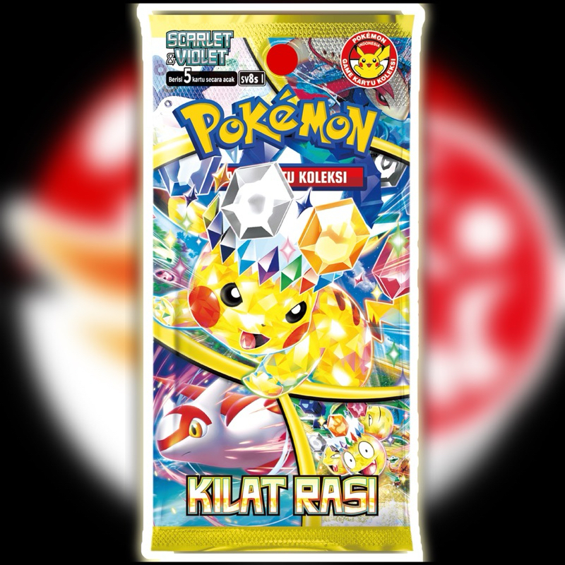 Jual Booster Pack Kilat Rasi SV8S Scarlet & Violet Kartu Game Koleksi Pokemon TCG | Shopee Indonesia
