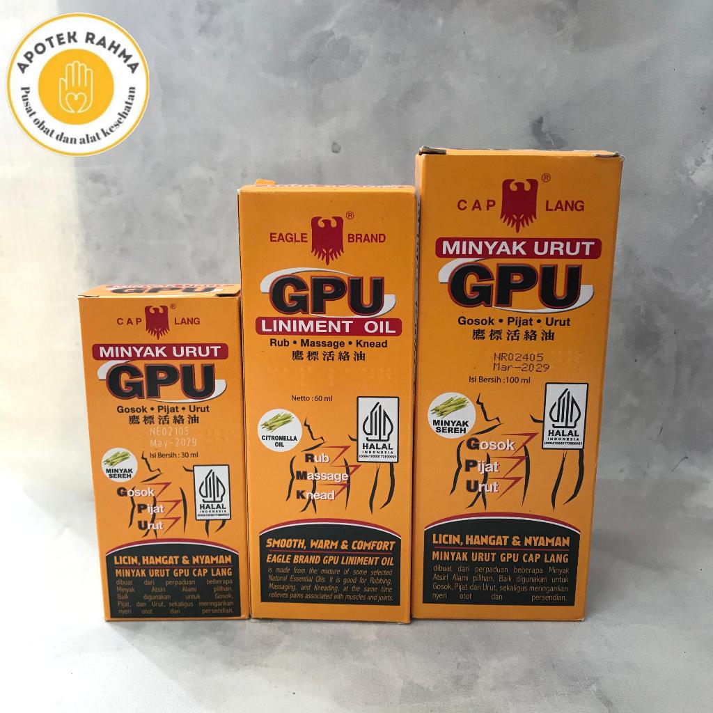 Jual GPU MINYAK URUT GOSOK-PIJAT-URUT | Shopee Indonesia