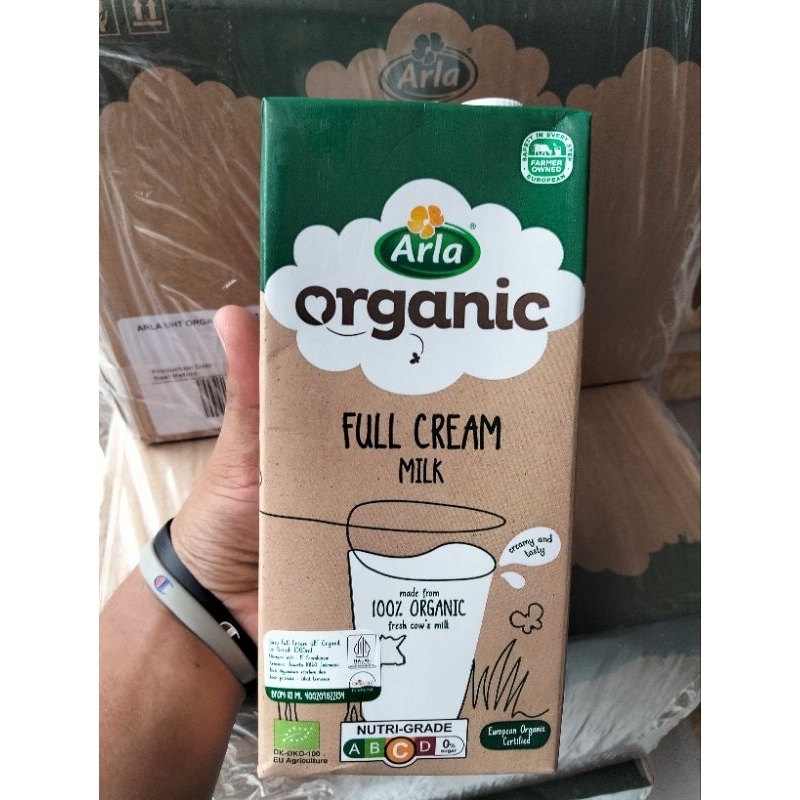 Jual ARLA Full Cream UHT Organic 1 Liter Susu Full Cream | Shopee Indonesia