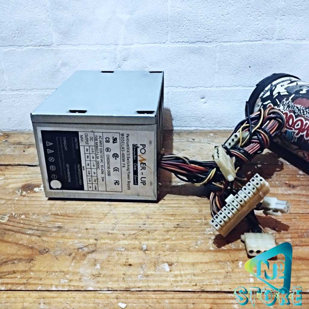 Jual Power Supply Komputer PowerUp asl 480W P4 | Shopee Indonesia