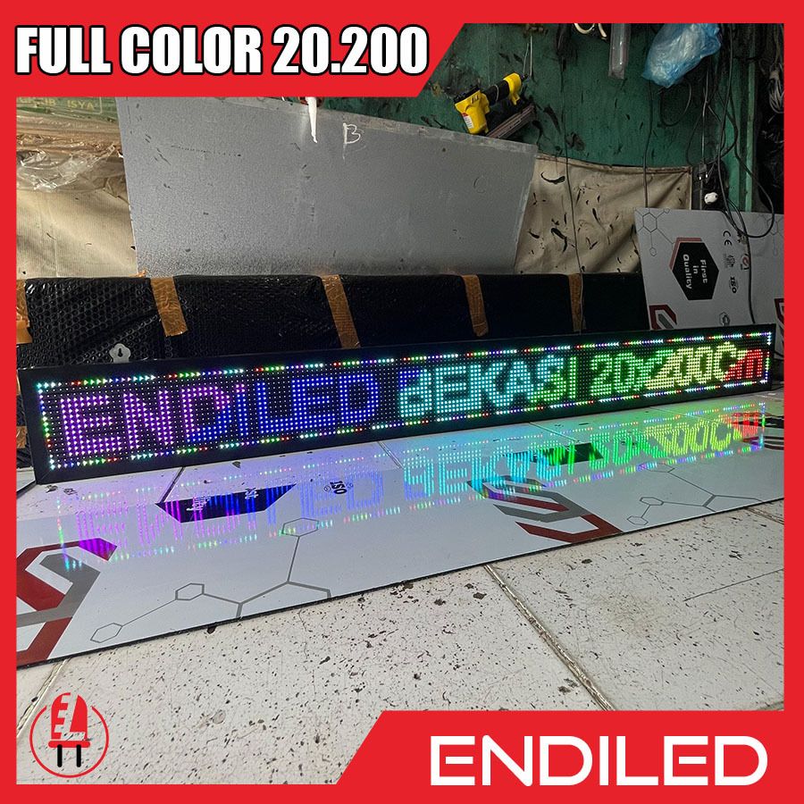 Jual led display Running text rgb full color indoor outdoor | Shopee ...