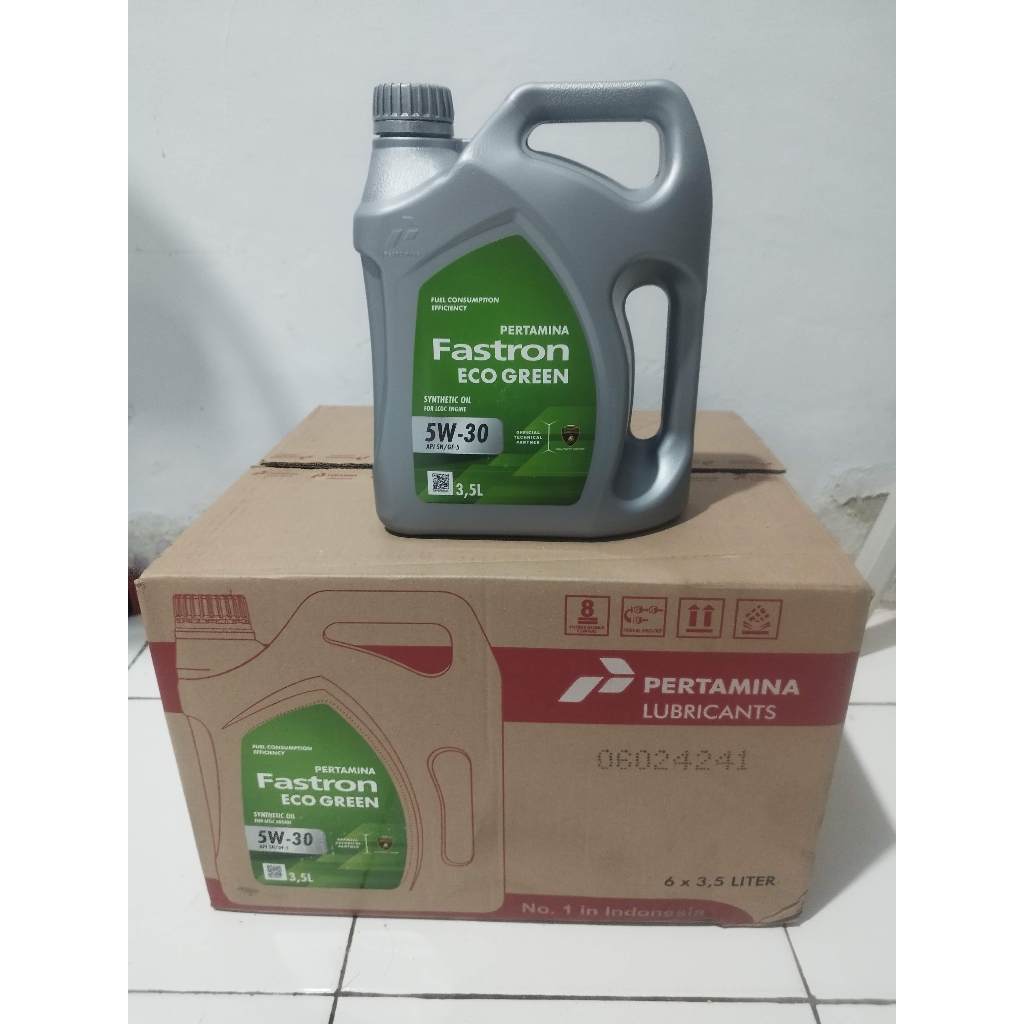 Jual Oli Pertamina Fastron Ecogreen SAE 5W-30 API SN GF-5 Kemasan 3.5 ...