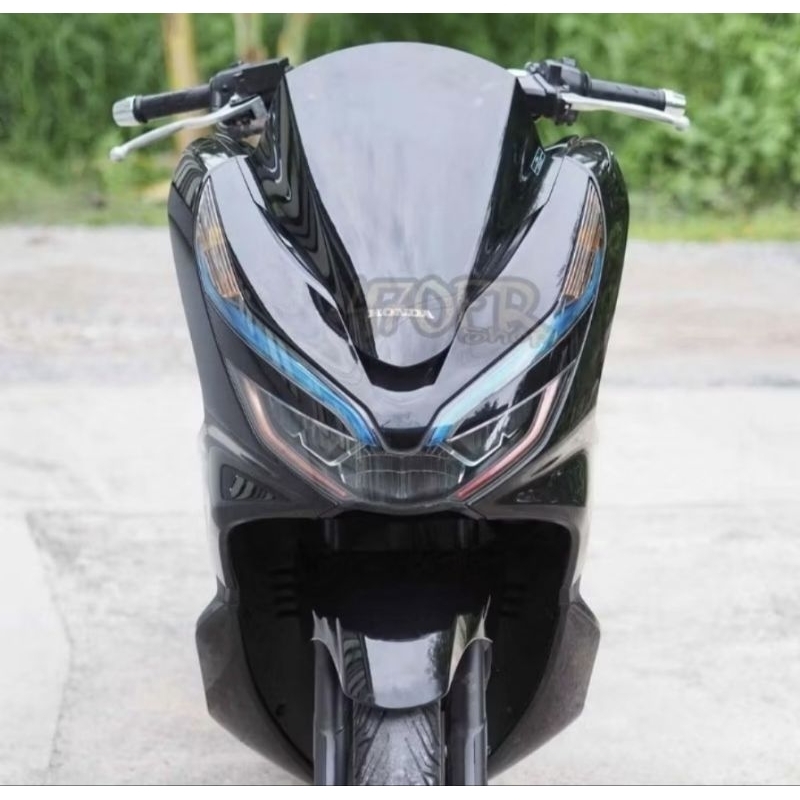 Jual VISOR/WINDSHIELD PCX 150/160 model STANDART polos, jaminan PRESISI ...