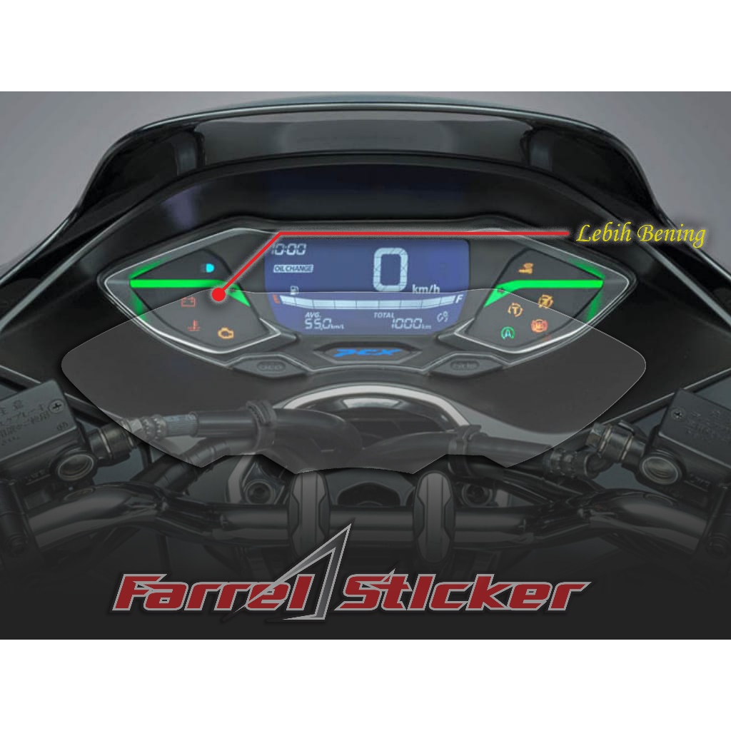 Jual RB STIKER ANTI GORES SPIDO PCX 160 STICKER SPEEDO METER PCX 160 ...