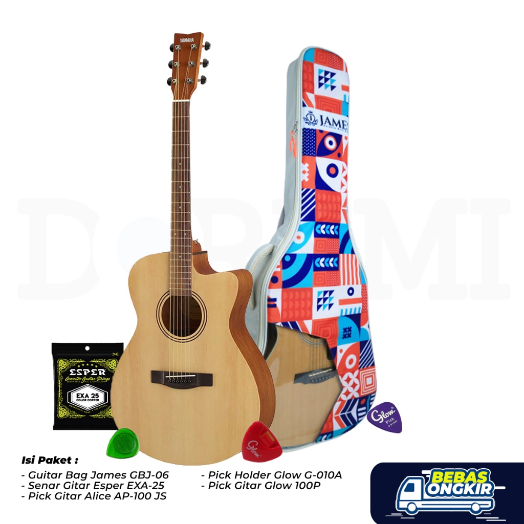 Jual Paket Trendy Yamaha Guitar FS-400C / FS400C / FS 400 C / GItar ...