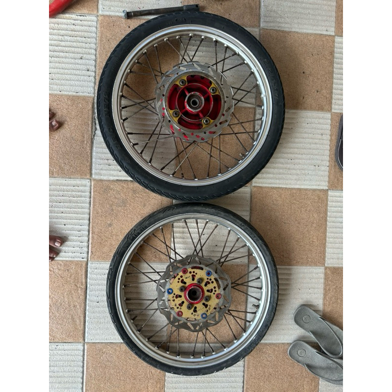 Jual velg ex kawasaki ninja r rr ss tinggal pasang merk tdr | Shopee ...