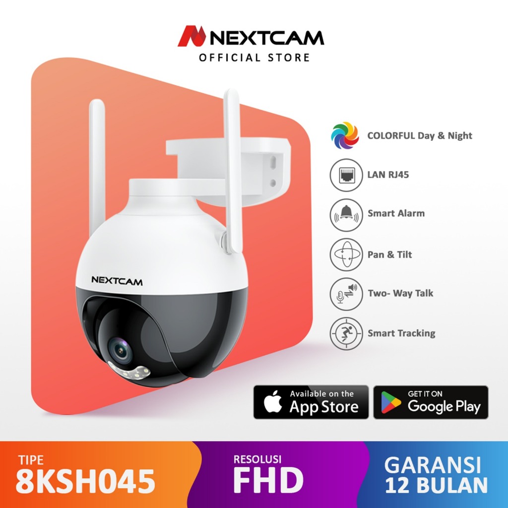 Jual Nextcam Kamera CCTV Outdoor IP Camera FullHD 1080p Waterproof ...