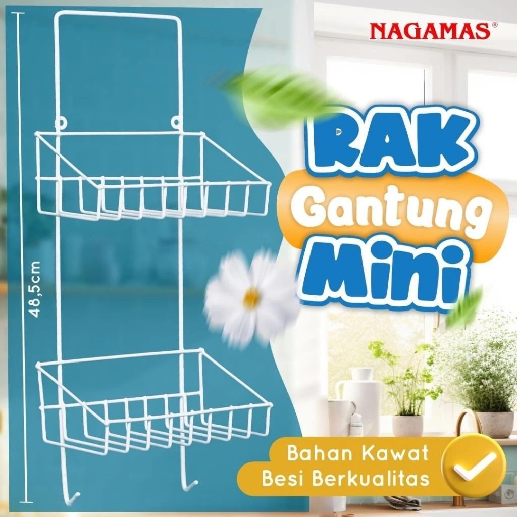 Jual RAK GANTUNG MINI DRAGON / Rak Gantung Besi 2 Susun Tempel Dinding ...
