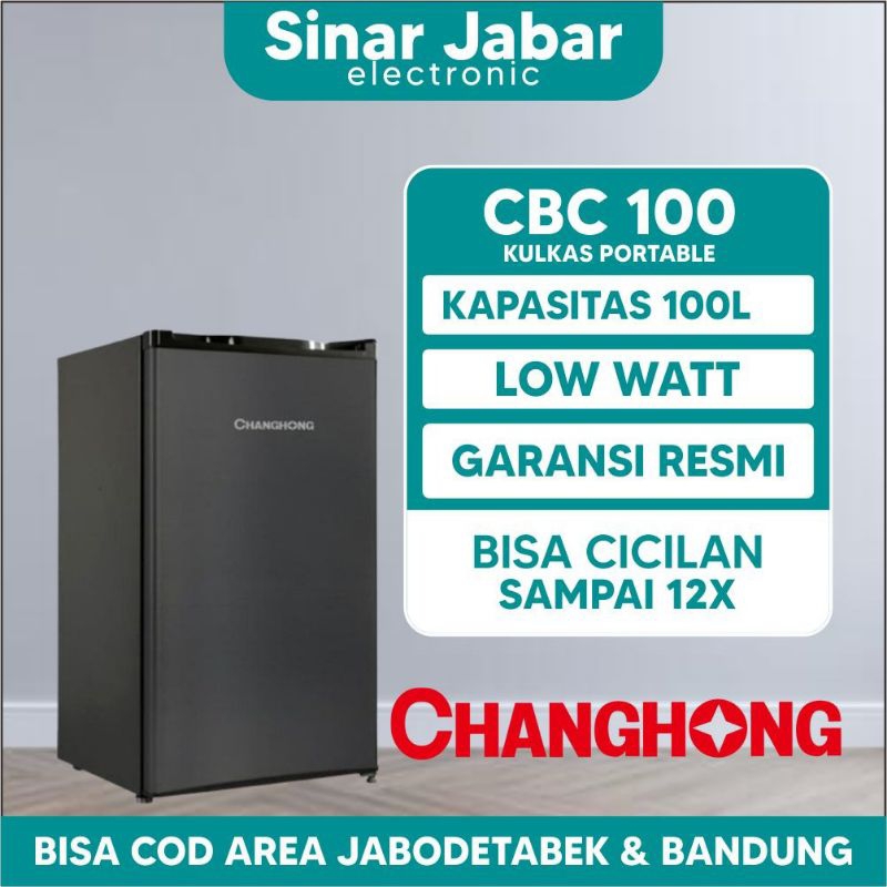 Jual KULKAS CHANGHONG CBC 100 / CBC 208 BARANG BARU GARANSI RESMI 5 ...