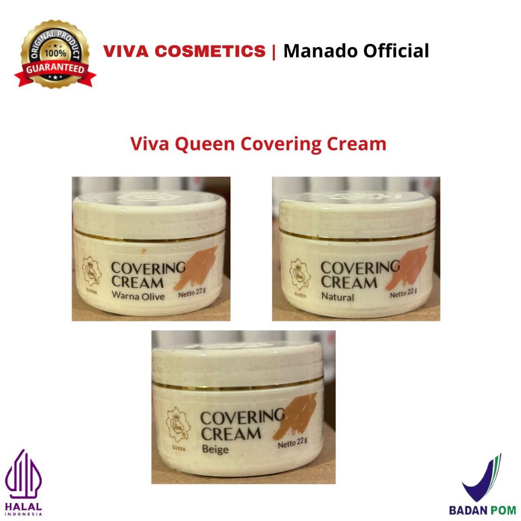 Jual VIVA QUEEN COVERING CREAM ORIGINAL | Shopee Indonesia