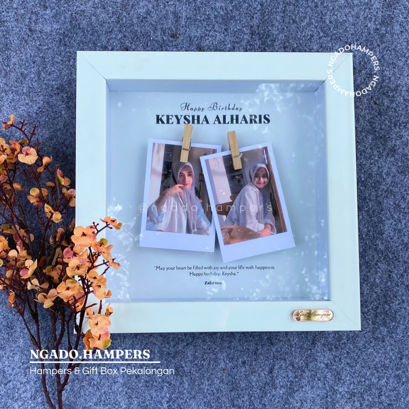 Jual [Maharani Frame] Kado Ulang Tahun Cewek Cowok Graduation Wedding Pernikahan Anniversary ...