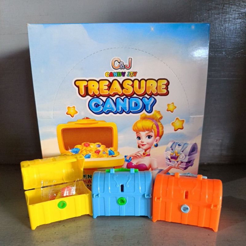 Jual C&J - Treasure Candy (Permen Kotak Harta Karun) isi 30pc | Shopee ...