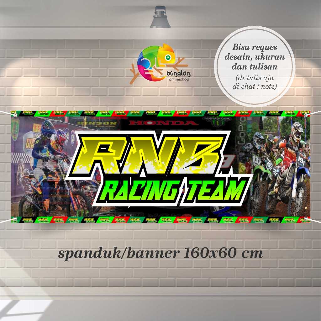 Jual Cetak Spanduk Banner Racing Team | Shopee Indonesia