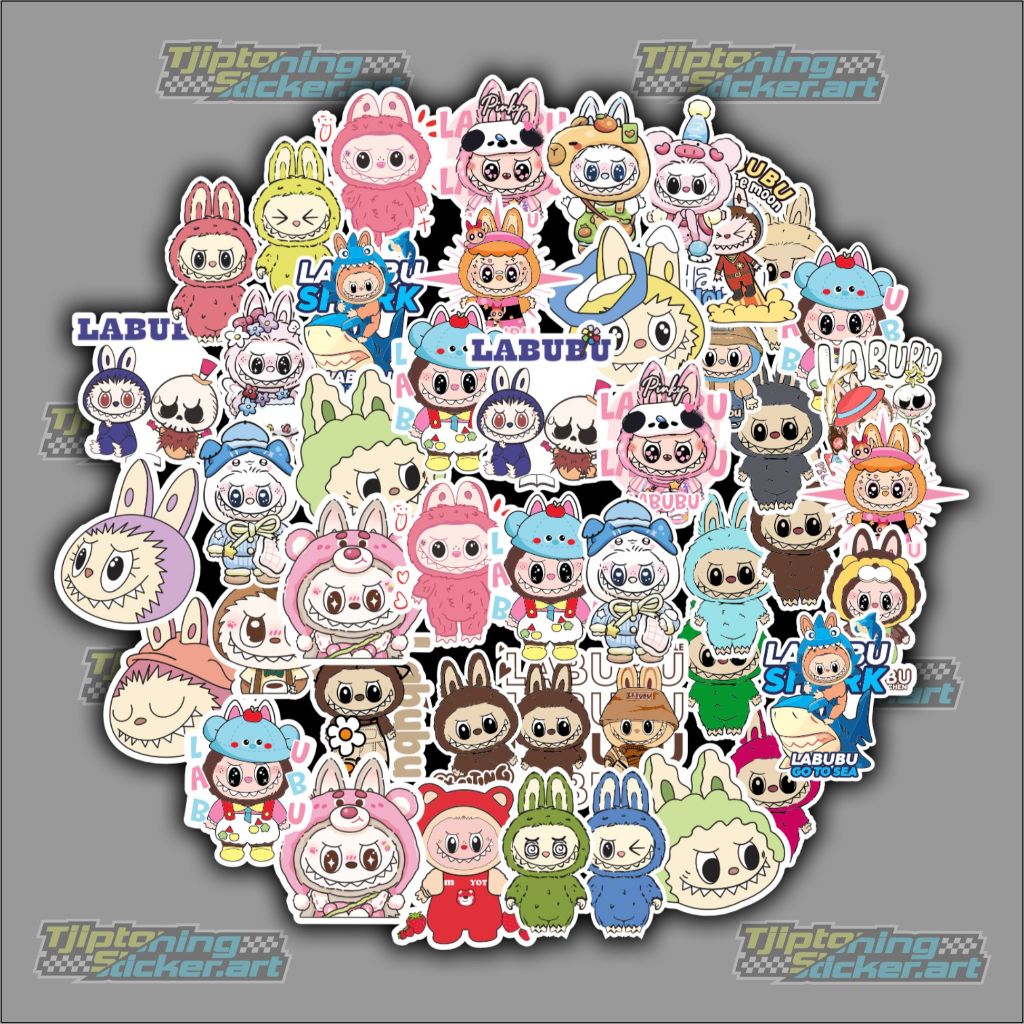 Jual STIKER PACK LABUBU - STIKER KARTUN LABUBU - STIKER LABUBU - LAPTOP ...
