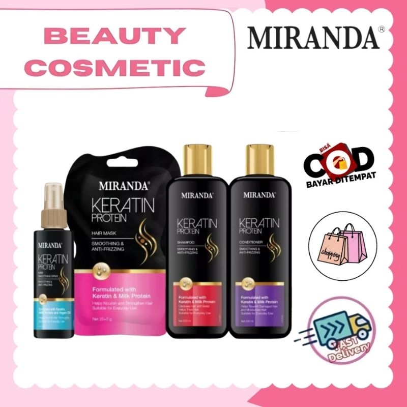 Jual Miranda Paket Keratin Protein - Hair Treatment | Shopee Indonesia