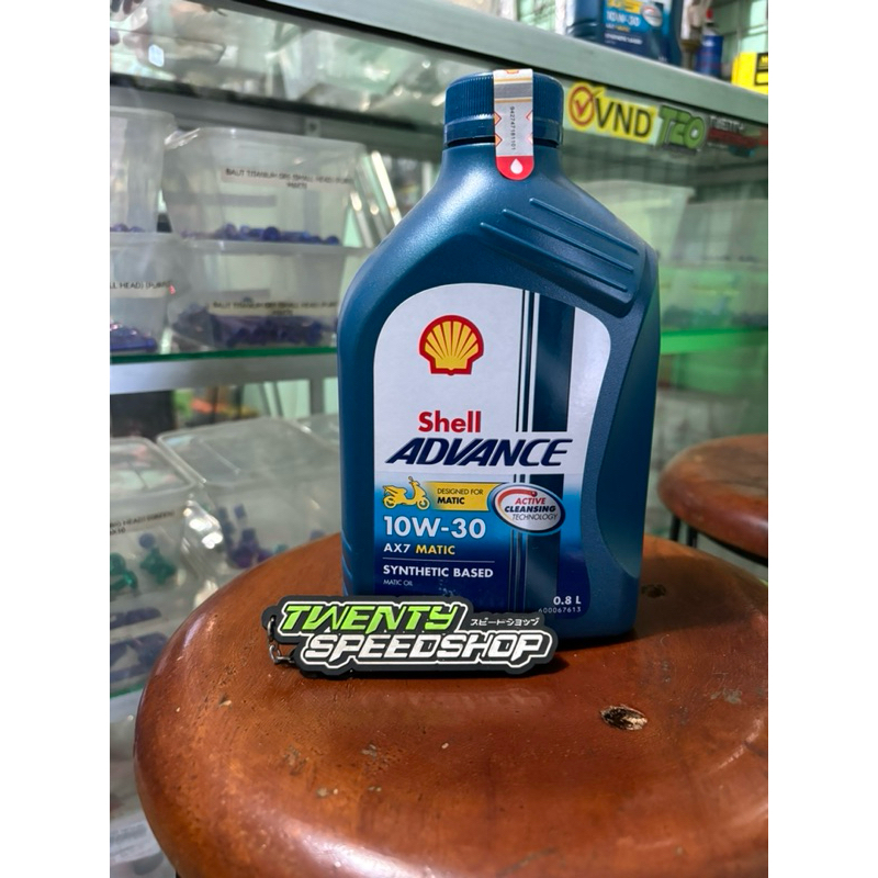 Jual OLI SHELL AX7 MOTOR MATIK 800 ML 10-30W ORIGINAL | Shopee Indonesia