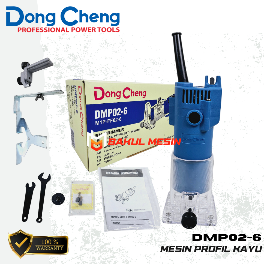 Jual Mesin Trimmer DMP02-6 DONGCHENG Mesin profil kayu TRIMMER 6mm ...