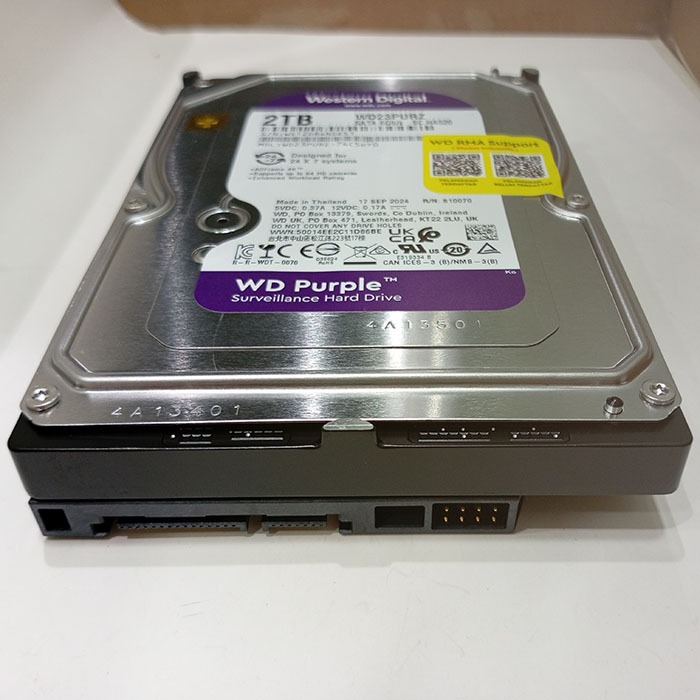 Jual WD Purple 2TB (masih gress,september 2024) | Shopee Indonesia