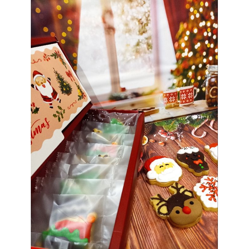 Jual paket cookies natal isi 10 / paket cookies natal / paket natal ...