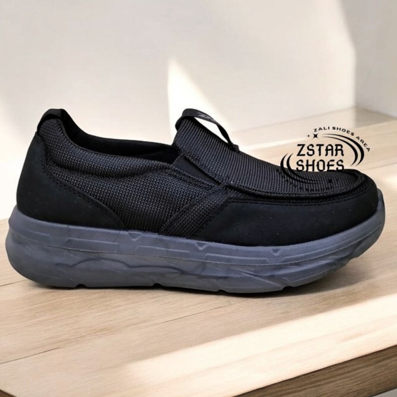 Jual SEPATU SLIP-ON PRIA DUFF KENTA HITAM Sz 39-44 BERKUALITAS ORIGINAL ...