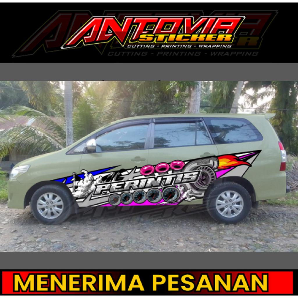 Jual Stiker Decal + Body Samping Mobil Inova Tahun 2010 + Bisa Custom ...
