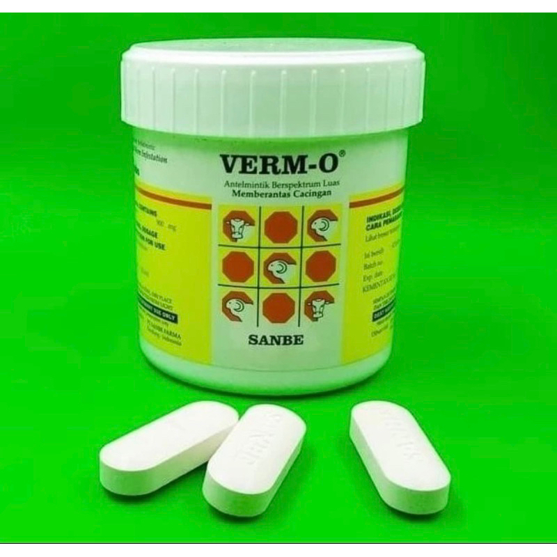 Jual Verm O Bolus Obat Cacing Bolus Obat cacing Sapi | Shopee Indonesia