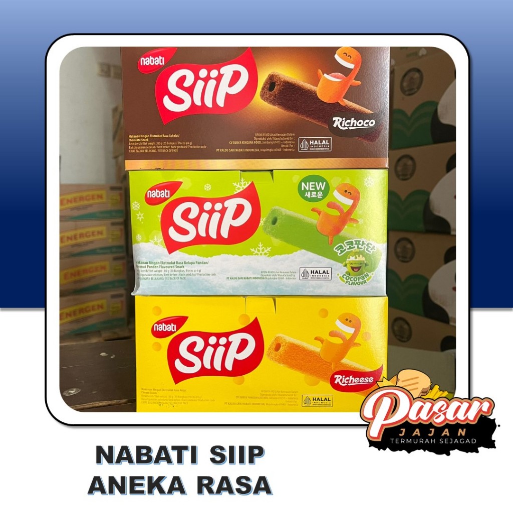 Jual Nabati Siip Aneka Rasa Isi 20pcs x 4gr | Shopee Indonesia