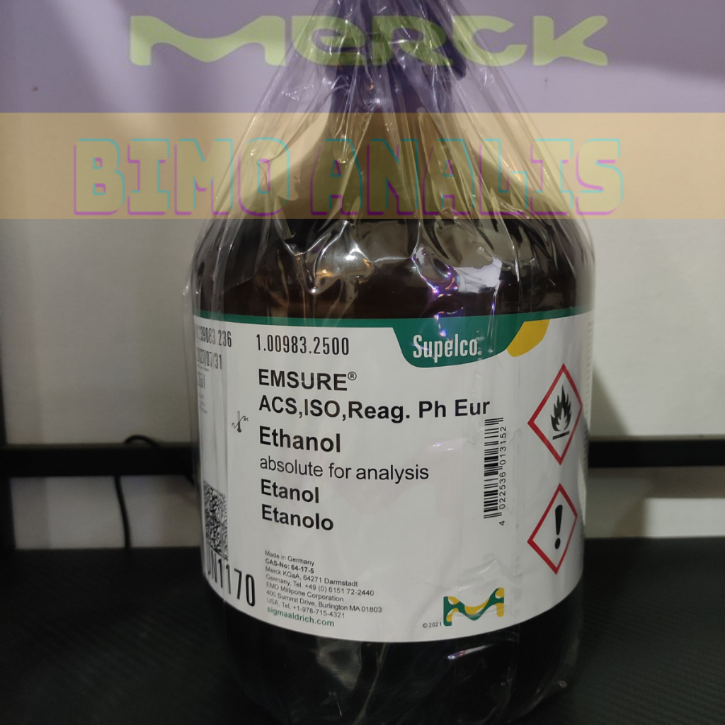Jual Ethanol Pro Analis Merck 100983 2,5L | Alkohol Absolute | Etil Alkohol / Etanol merck 1. ...