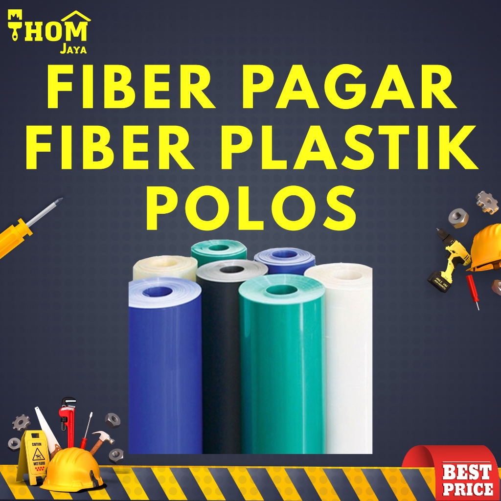Jual FIBER PAGAR / FIBER PAGAR POLOS / FIBER PLASTIK PAGAR / FIBER PVC ...