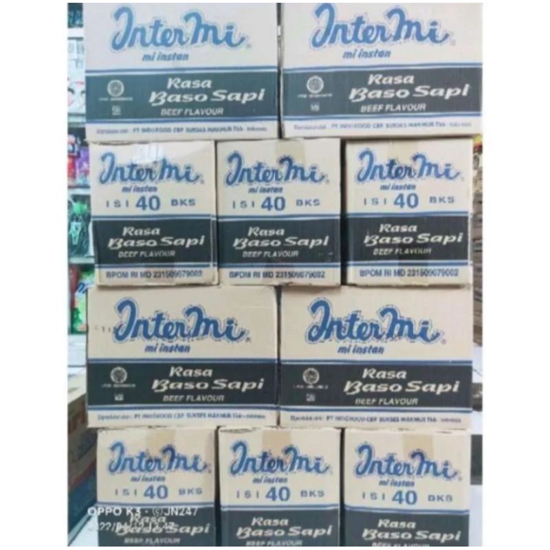 Jual mie Intermie kuah Baso Sapi 55 gr 1 Dus Isi 40 Pcs | Shopee Indonesia
