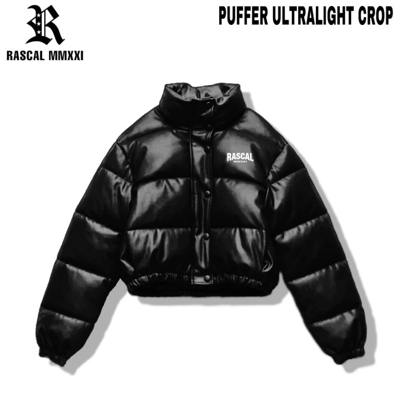 Jual Jaket Puffer Crop Rascal Women Coat Winter Ultralight Metalic ...