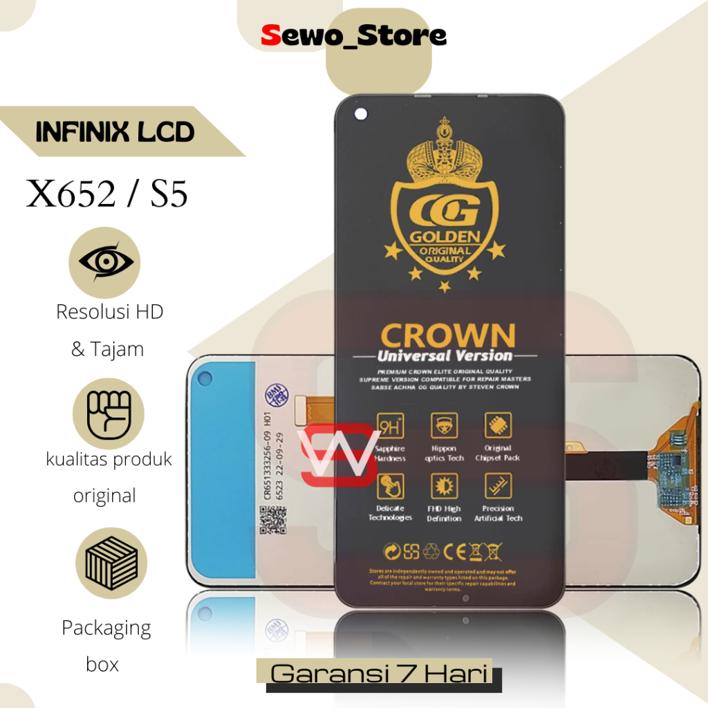 Jual LCD TOUCHSCREEN INFINIX S5 / X652 / X652A / S5 LITE / X6525B ...