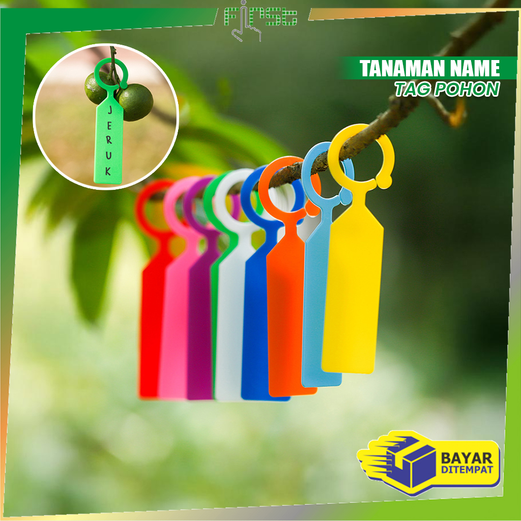 Jual FH-C1164 Plant Label Name Tag Label Penanda Tanaman Hanging Ring / Label Tanaman Waterproof ...