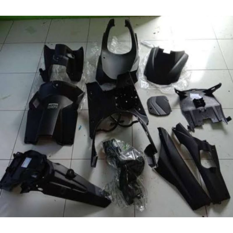 Jual full set cover body kasar Beat fi 2013-2014 stater kasar | Shopee ...