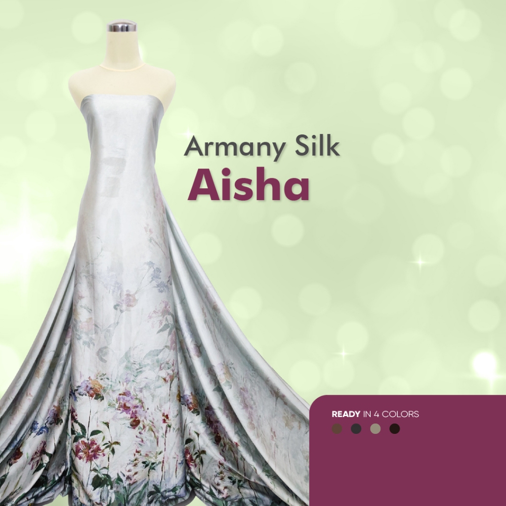 Jual KAIN ARMANY AISHA METERAN KAIN GAMIS | Shopee Indonesia