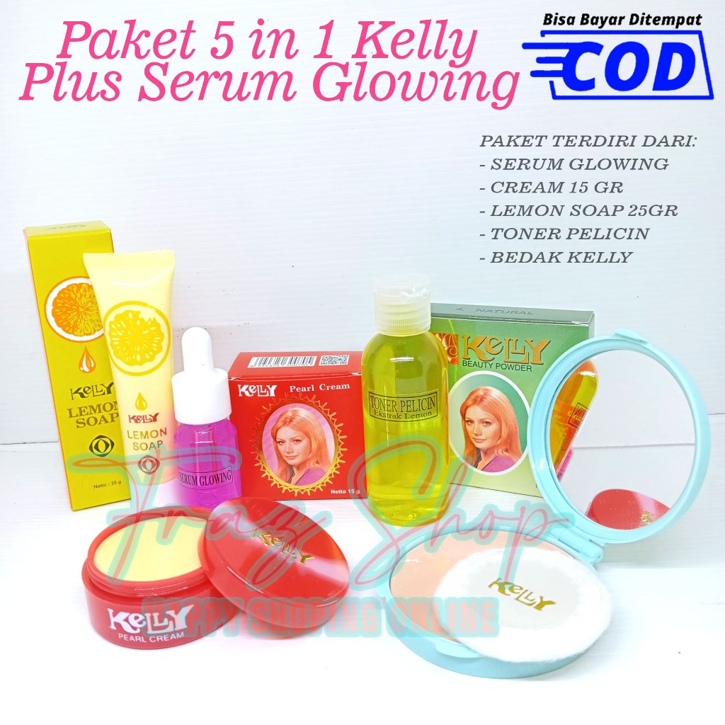 Jual Paket Lengkap Kelly 5in1 Plus Serum & Toner - Lemon Soap 25gr ...