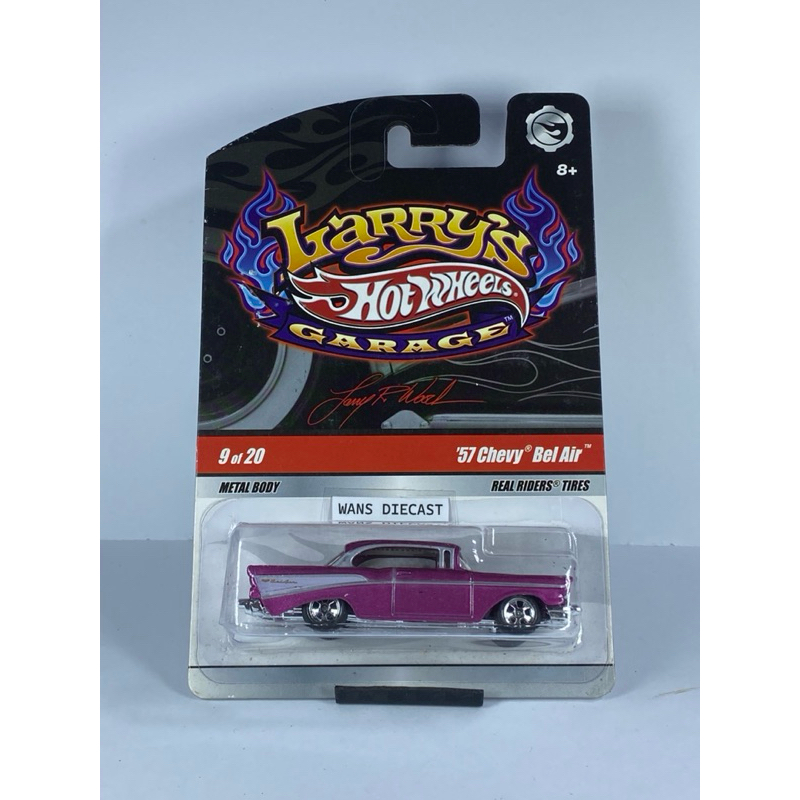 Jual Hot Wheels Larry’s Garage 57 Chevy Bel Air Prwmium Muscle car Pink | Shopee Indonesia