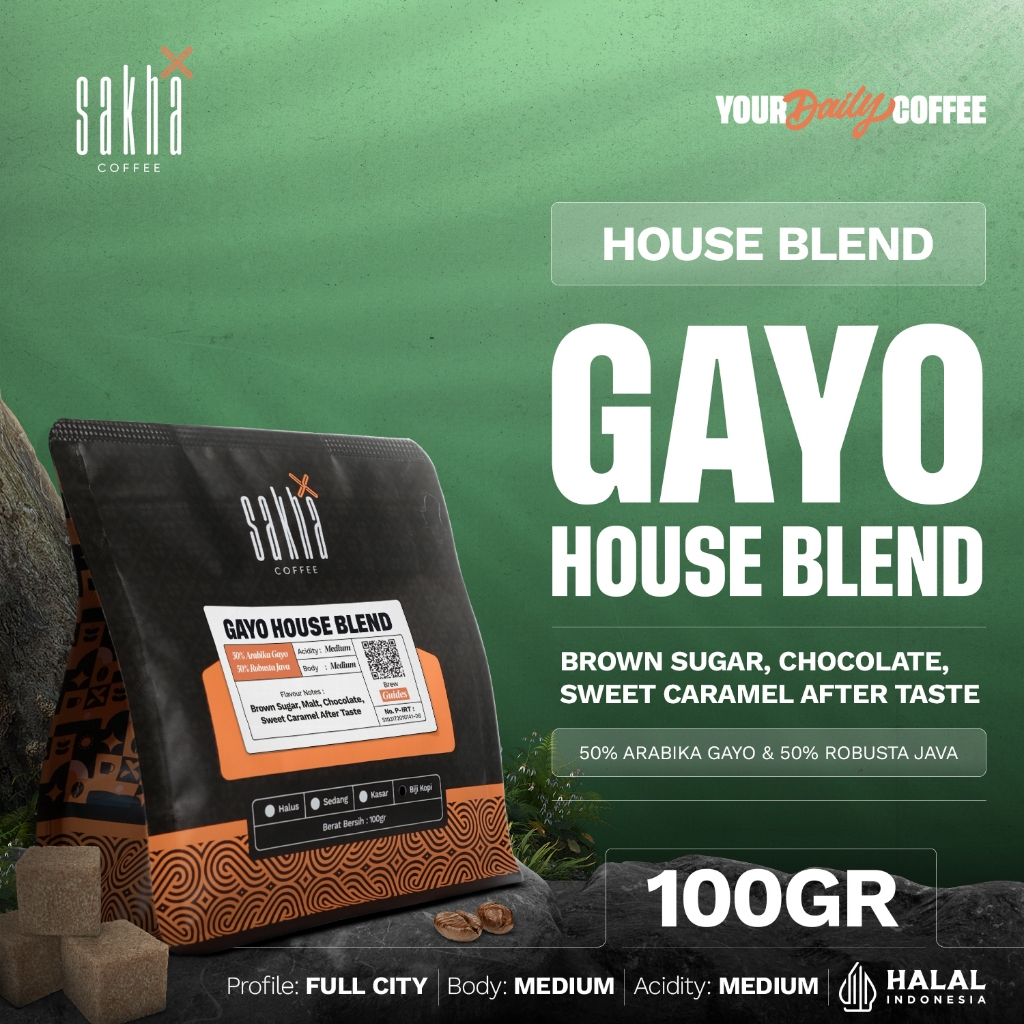 Jual Kopi Arabika Gayo Special House Blend Coffee Bean 100gr Biji Bubuk Asli Murni | Shopee ...
