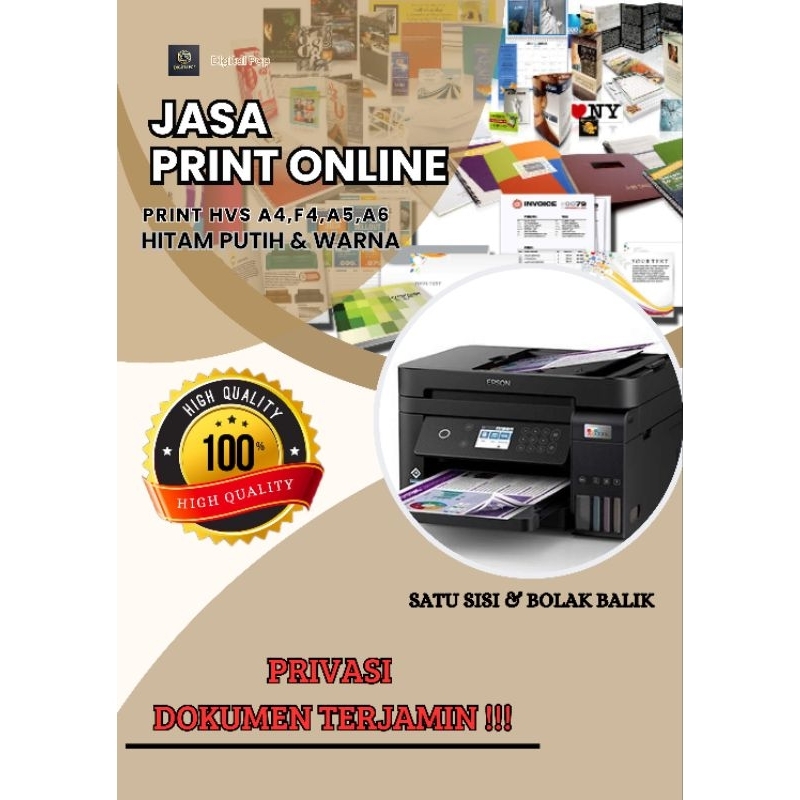 Jual PRINT A4/Cetak Kertas A4. Tugas, Makalah, soal DLL | Shopee Indonesia