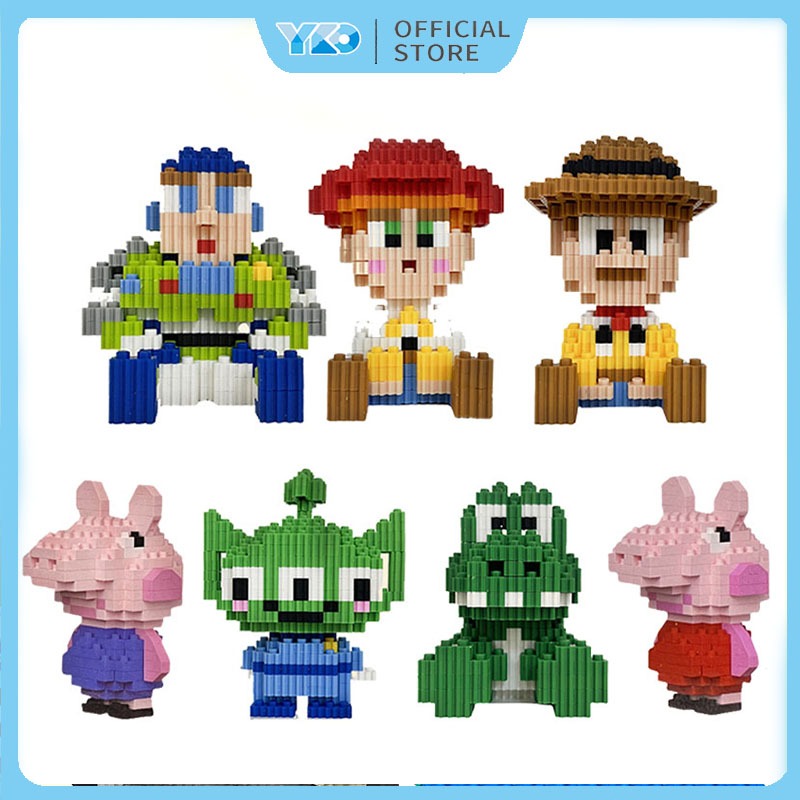 Jual YKO Toy Story Building Blok Nano Mini Blocks Buzz Lightyear DIY ...