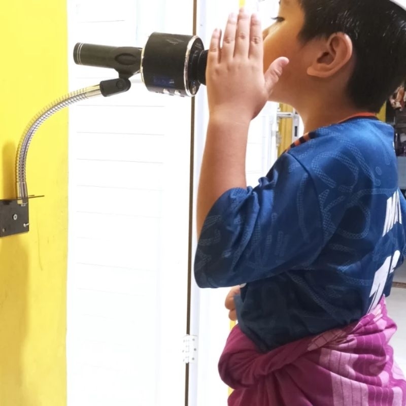 Jual STAND MIC TEMPEL MIC DINDING Stand mic tempel dinding/wall bracket ...