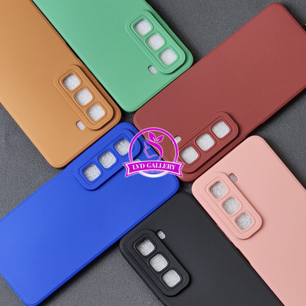 Jual Infinix Hot 50 4G Case Liquid warna Silicone Pro Camera Premium ...