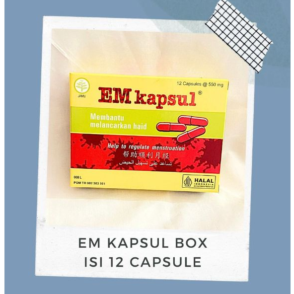 Jual EM KAPSUL BOX ISI 12 CAPSULE | Shopee Indonesia