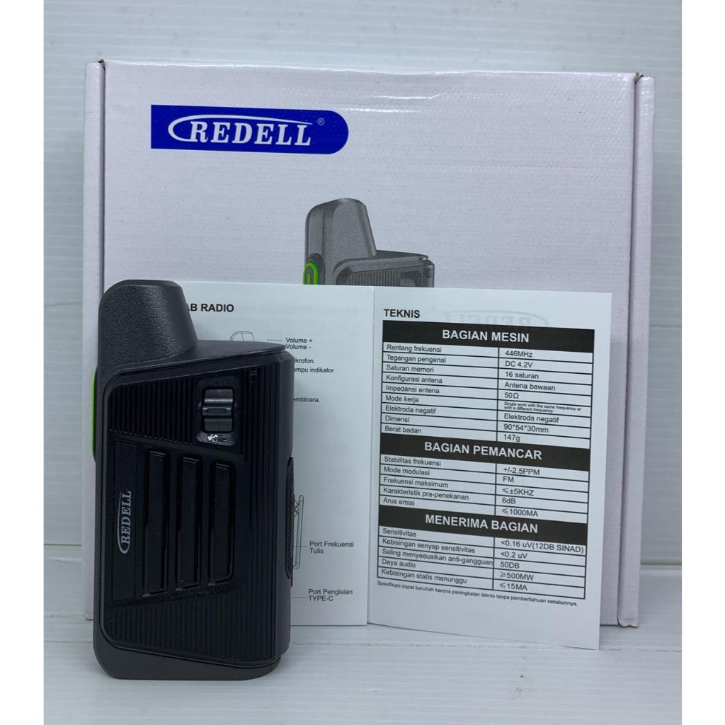 Jual HT MINI REDELL R33 radio walkie talkie uhf murah | Shopee Indonesia