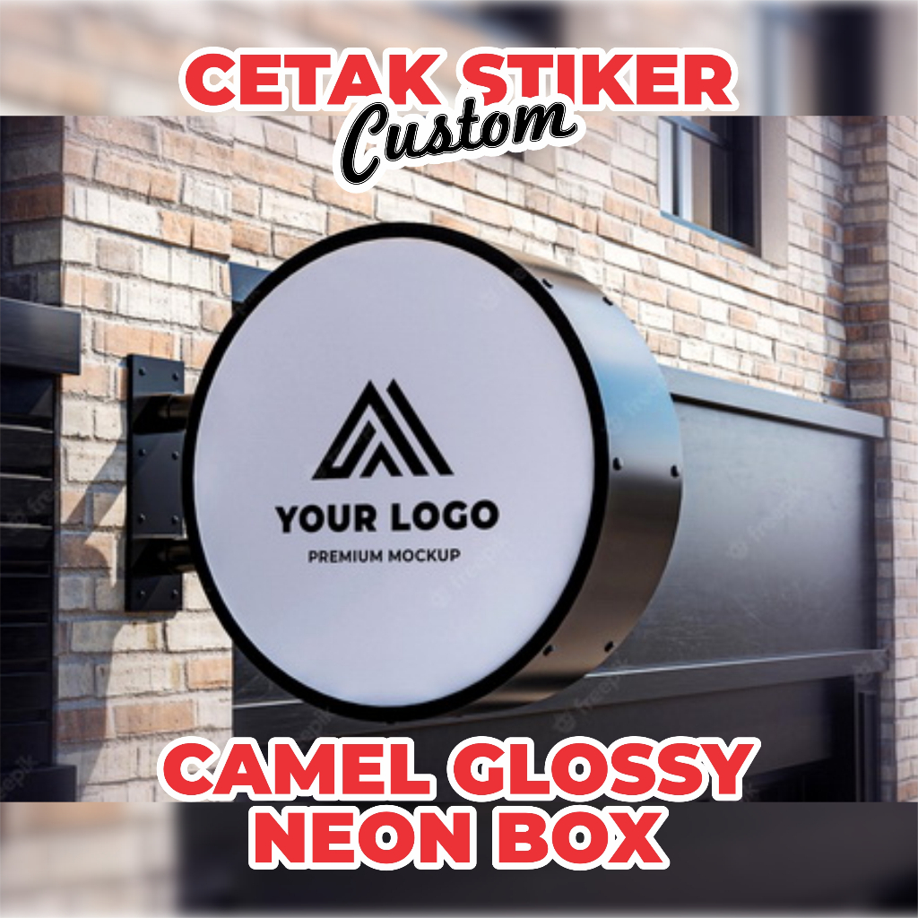 Jual CETAK STIKER UNTUK NEON BOX / STIKER CAMEL GLOSSY | Shopee Indonesia